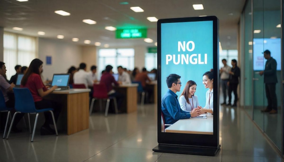 Jual Standing Digital Signage Canggih dan Multifungsi