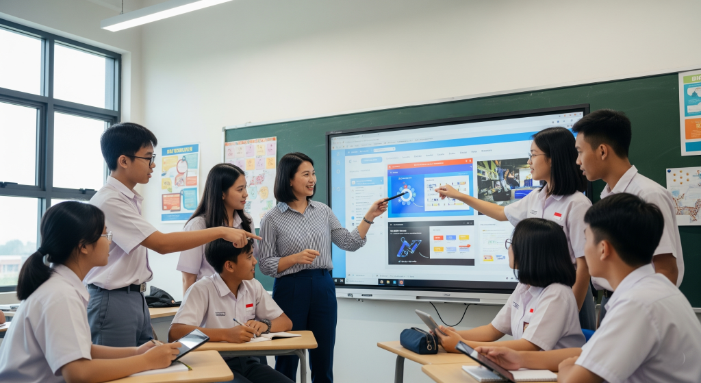 Revolusi Mengajar dengan Smart Board Classroom
